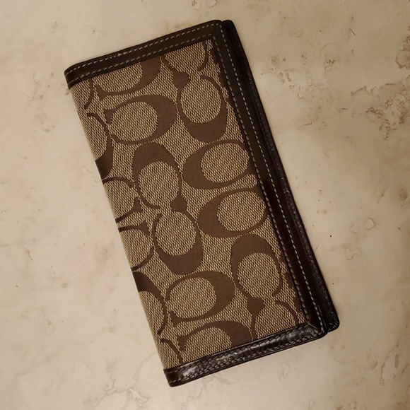 Coach | Bags | Coach Checkbook Cover | Poshmark